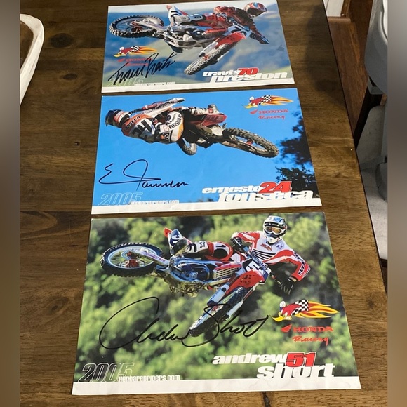 Other | 205 Honda Racing Motocross Motocross Drivers Signatures And ...